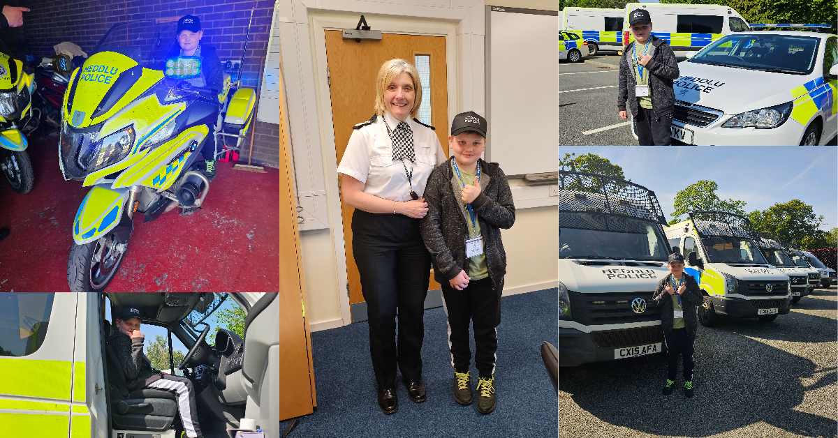 Chief Constable welcomes Ollie to HQ | North Wales Police